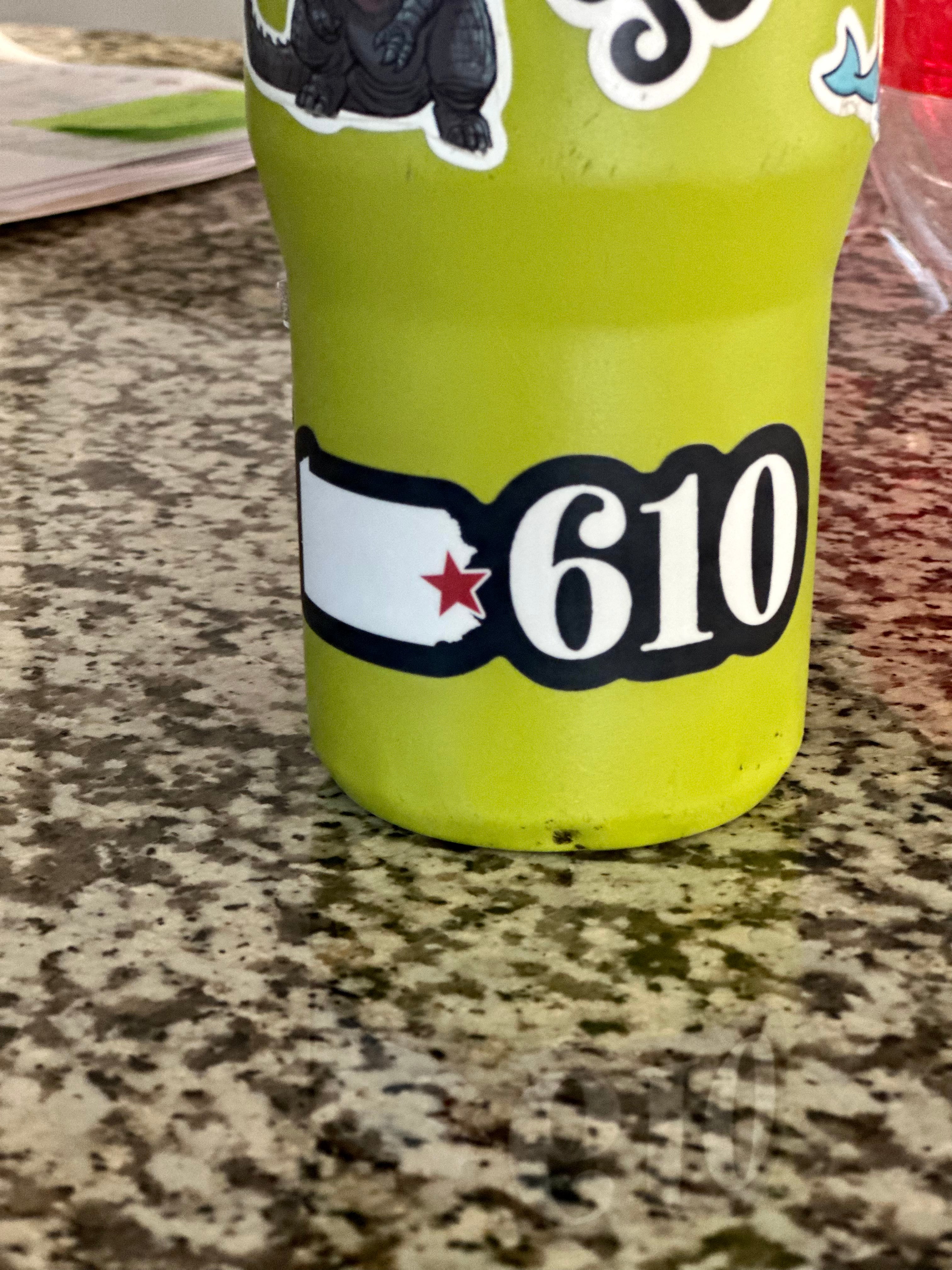 610 Area Code Waterproof Vinyl Sticker – Bellisima by Ashley Maria